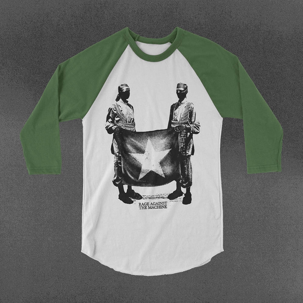 Flagbearer Raglan | Rage Against The Machine Official Store